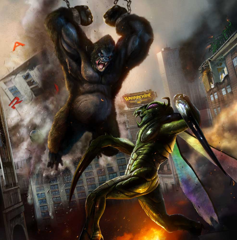 El arte digital de Dan Luvisi, ilustrador para videojuegos y cine.